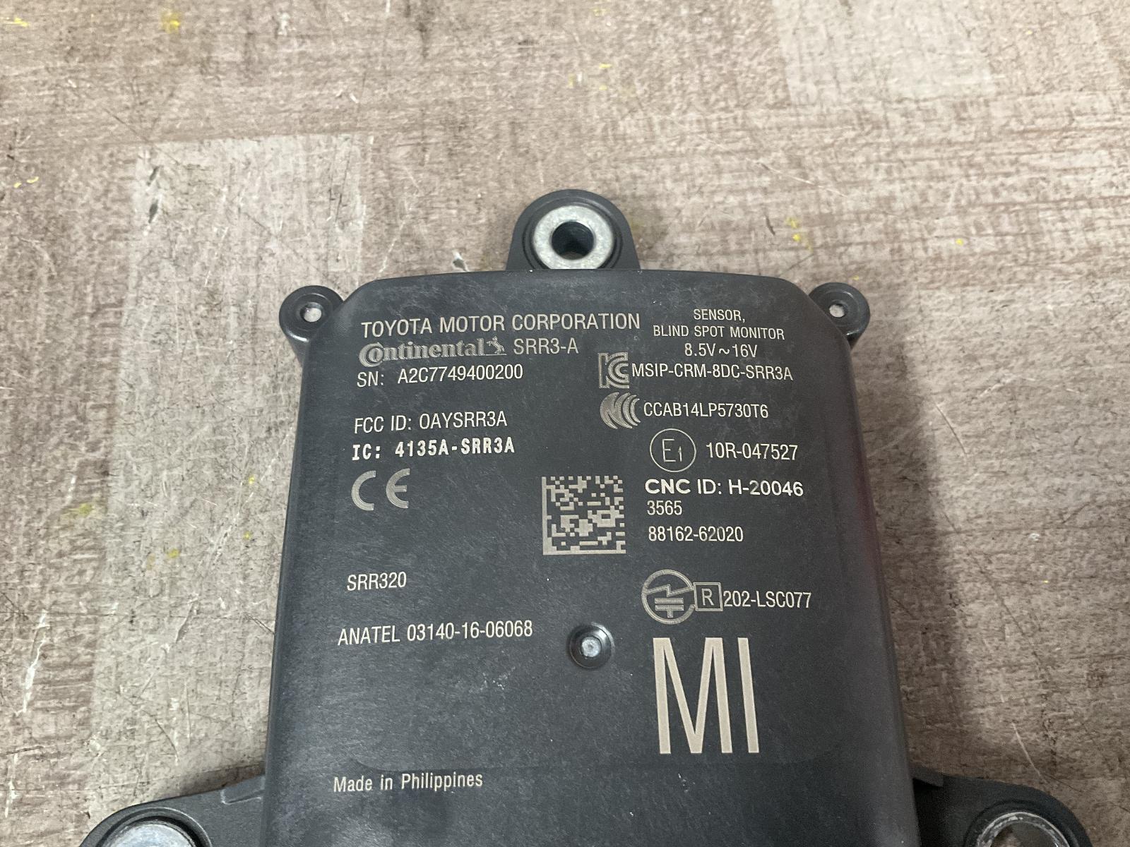 2021-2023 Toyota Mirai Left Blind Spot Radar 4135a-Srr3a Factory OEM ...