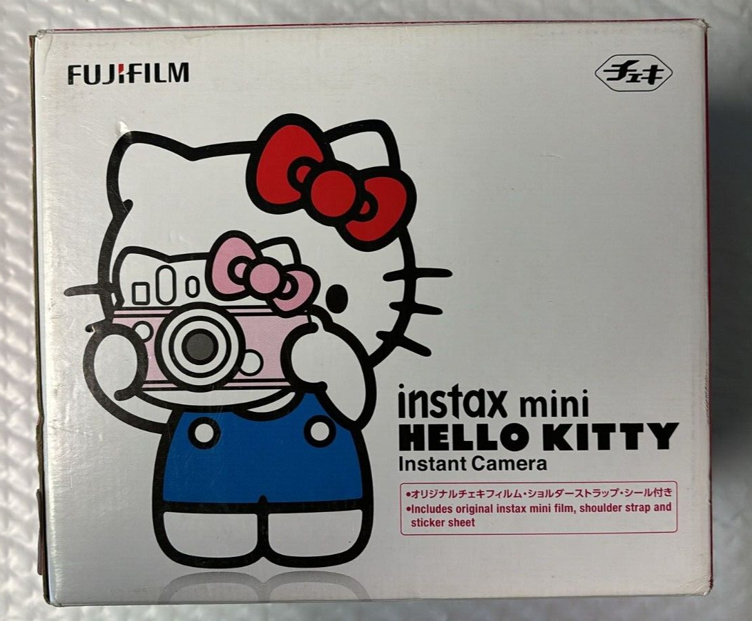 FUJIFILM Hello Kitty Fuji Instant Camera Kit Cheki Instax Mini Series ...