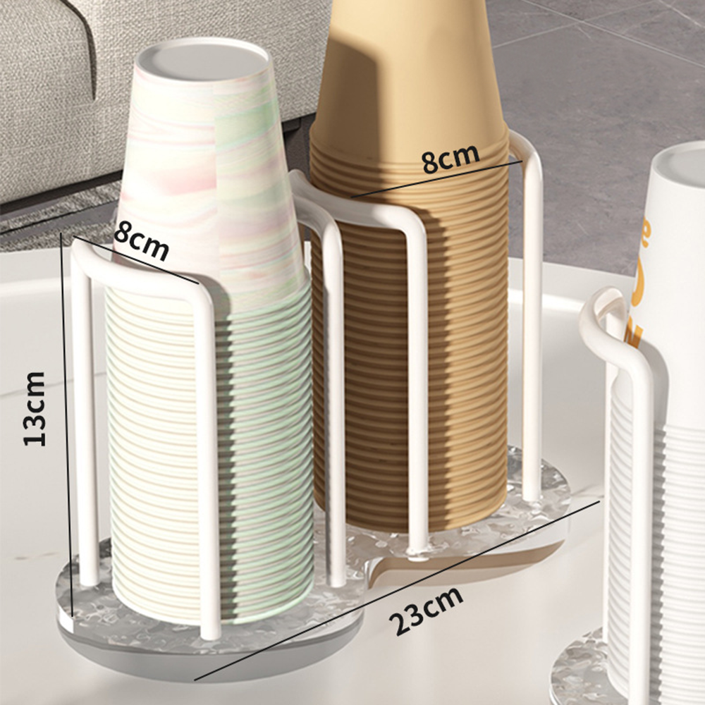 Disposable Cup Storage Holder Water Tea Cups Rack Shelf Mug Display ...