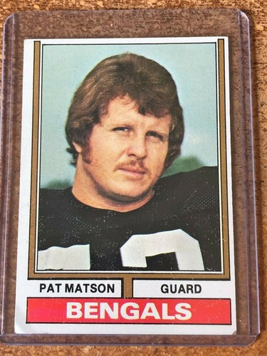 1974 Topps Football # 9 Pat Matson | eBay