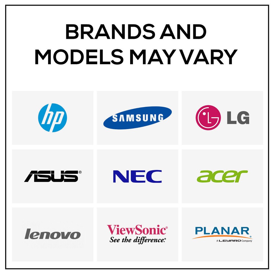 Dual HP DELL LG Monitor 22" 23" 24" Inch FHD LCD Widescreen Monitor w ...