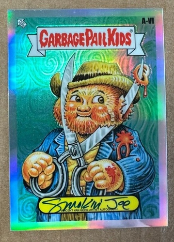 2024 Topps Garbage Pail Kids Chrome Smokin Joe Auto Autograph Vincent ...