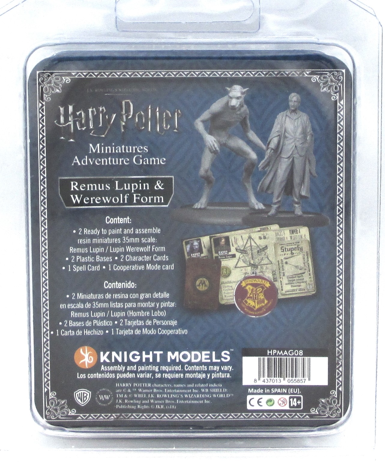 Harry Potter HPMAG08 Remus Lupin & Werewolf Form (Pack) Knight Models ...