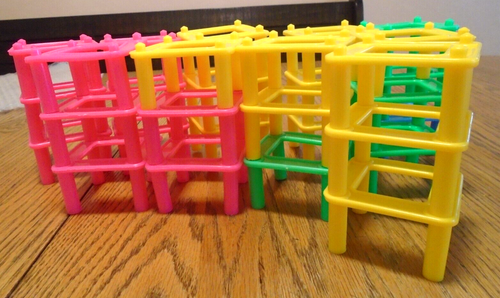 Lot 30 JI-GAN-TIKS 1970s Made by Slinky Stackable Creative Building ...