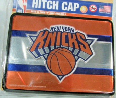 NBA New York Knicks Laser Cut Trailer Hitch Cap Cover Universal Fit ...