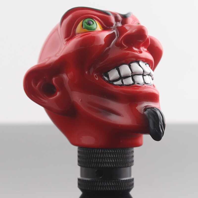 Universal Red Devil Car Manual Gear Transmission Stick Shift Knob Lever ...
