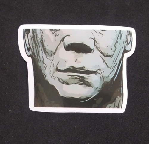 Michael Myers Smile Halloween Sticker 1.75" x 2.25" (E) | eBay