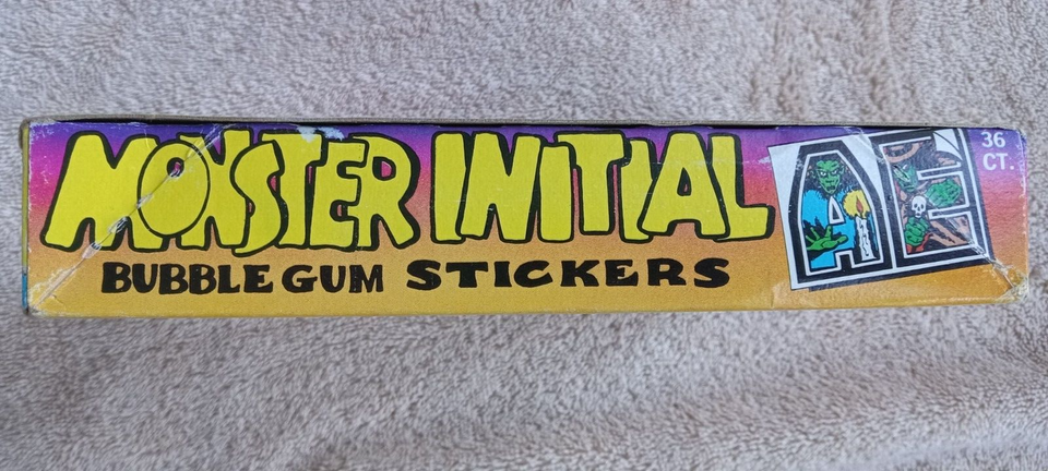 Topps Monster Initial Display Box-High Grade-1974-NEAR MINT | eBay