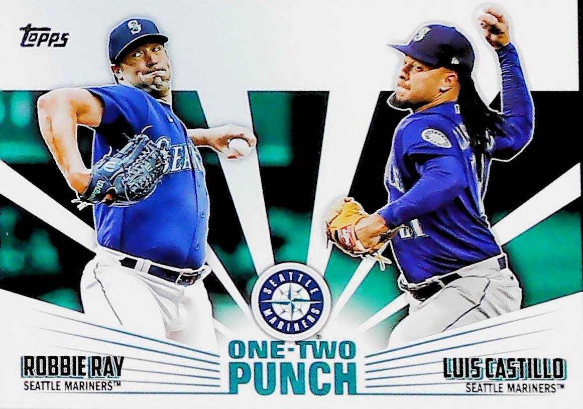 2023 Topps #12P-24 Robbie Ray Luis Castillo One-Two Punch Mariners FREE ...