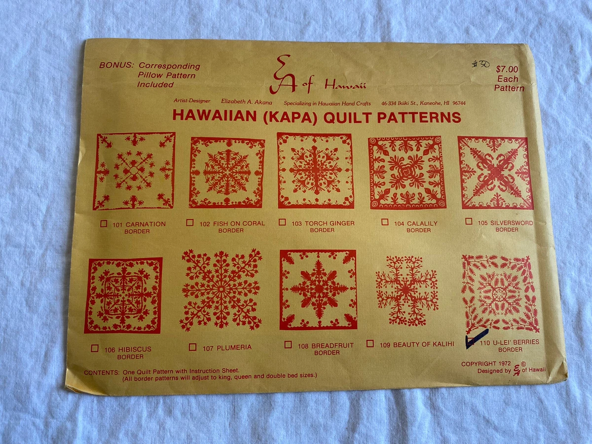Hawaiian Kapa Pattern