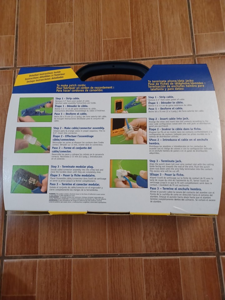 DataShark PA70007 Ethernet Network Tool Kit - Includes 10, RJ45 CAT5e ...