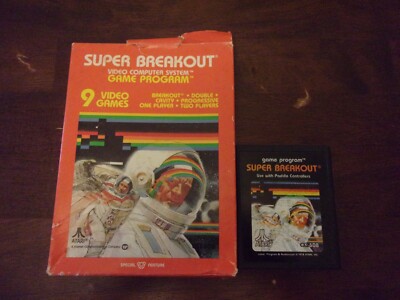 Super Breakout used Atari video game box | eBay