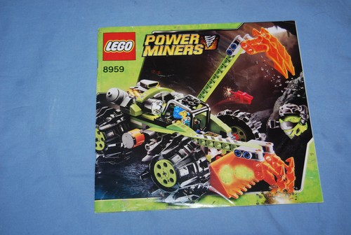 Lego Power Miners 8959 Claw Digger Instruction Manual No Bricks | eBay UK