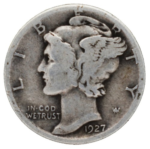 1927-D Mercury One Dime United States Silver Coin | eBay