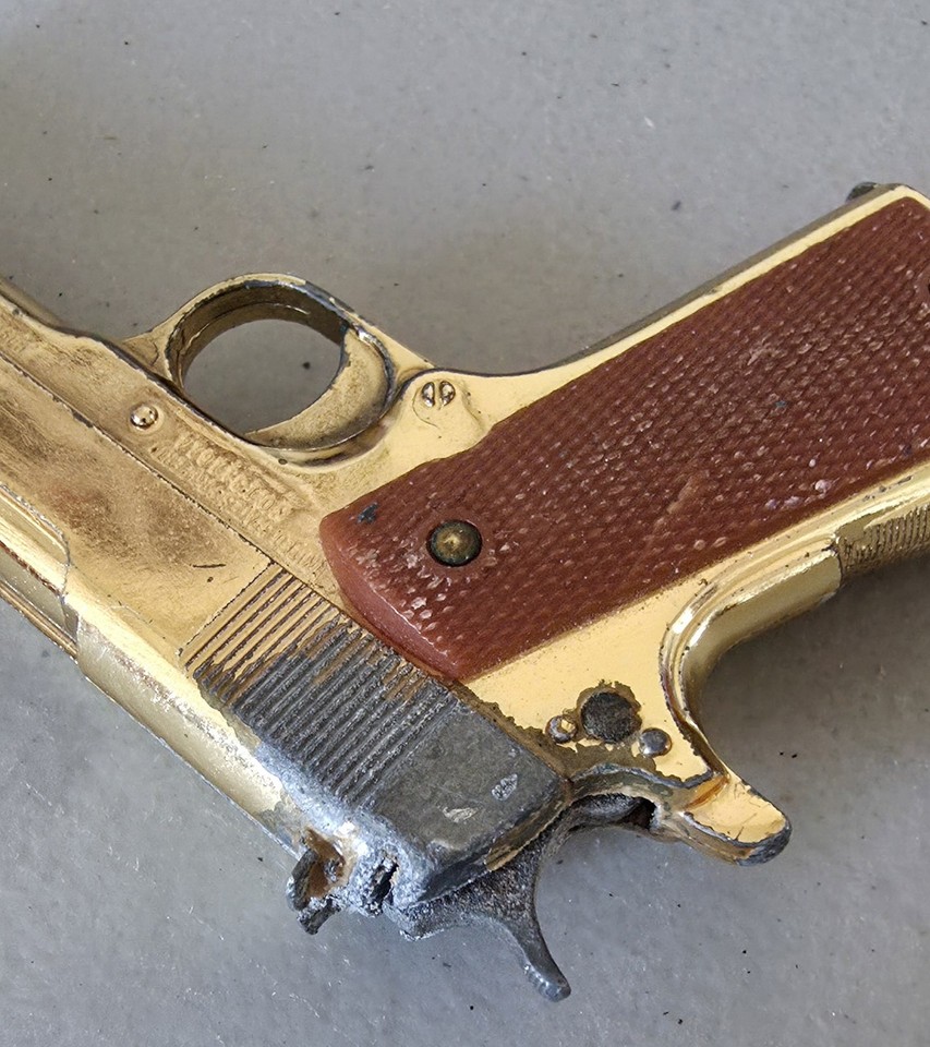 Vintage Antique Historic Miniature Golden Army 45 Cap Gun by Marx | eBay