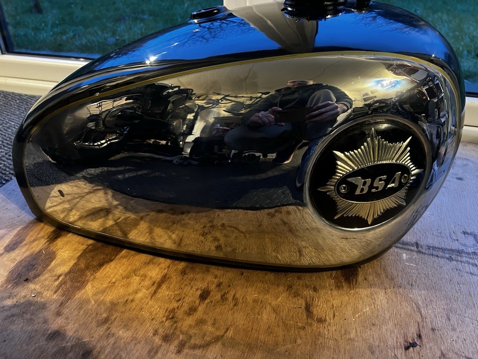 BSA Gold Star A10 Super Rocket Gold Star Fuel Petrol Tank | eBay UK