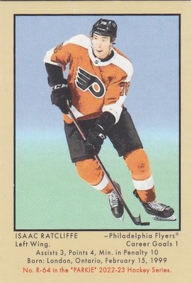 2022-23 UD Parkhurst Champions '51 Mini Parkie Isaac Ratcliff Wrapper ...