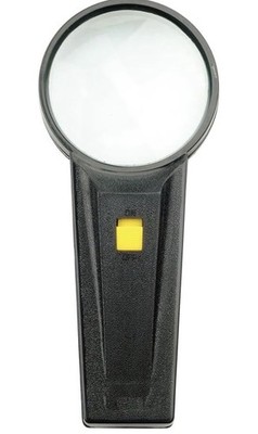 DMI Healthsmart Lighted Bifocal Hand-held Magnifier 3x lens with 5x ...