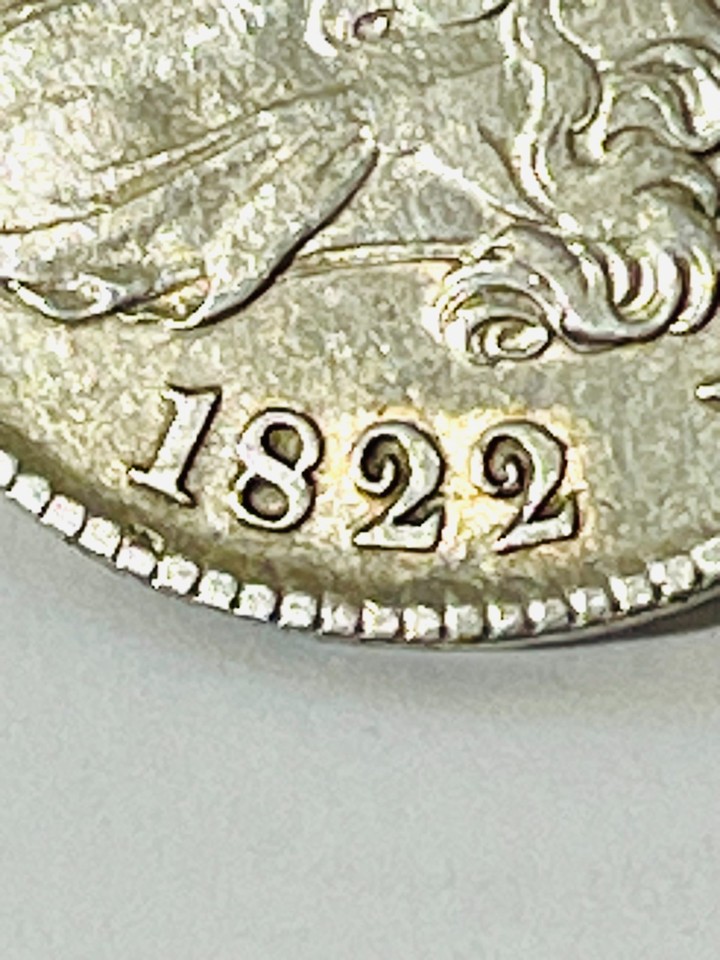 1822 P Capped Bust Half Dollar 50C .900 Silver Collector Coin #332B | eBay