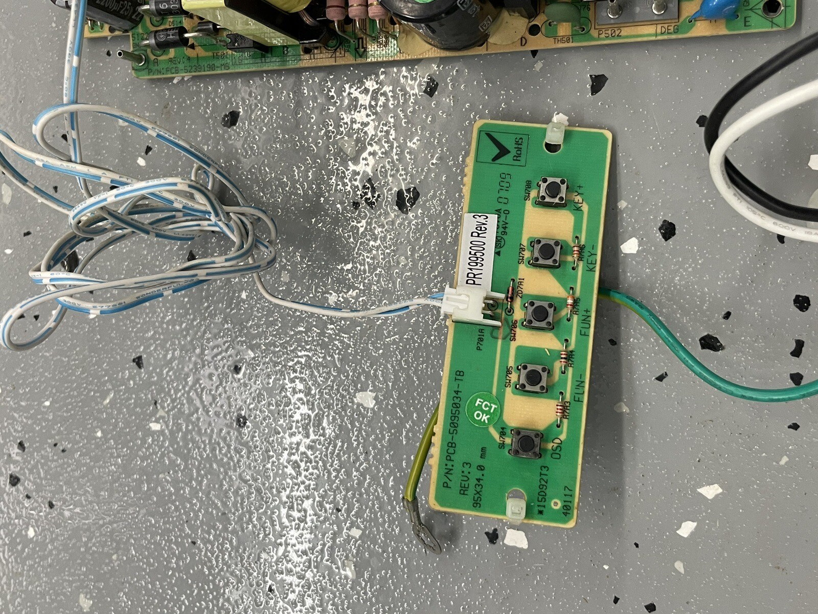 Wells Gardner D7700 CRT Monitor Chassis Board PD197700 | eBay