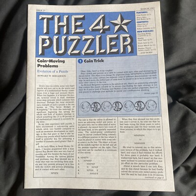 The Four Star Puzzler Issue 27 | eBay