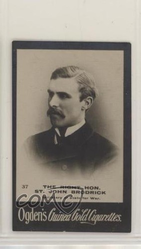 1901 Ogden's Guinea Gold Cigarette Cards Tobacco St John Brodrick The ...