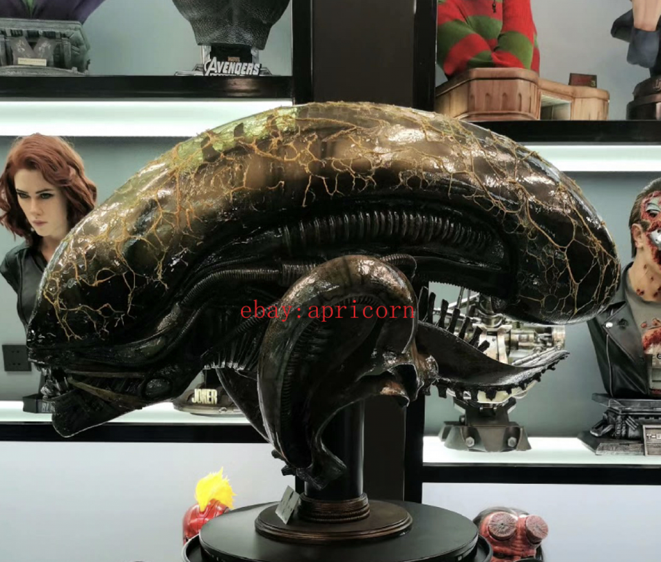 Bruce Alien Xenomorph Bust Statue Figure Resin Collectible Limited Rare ...