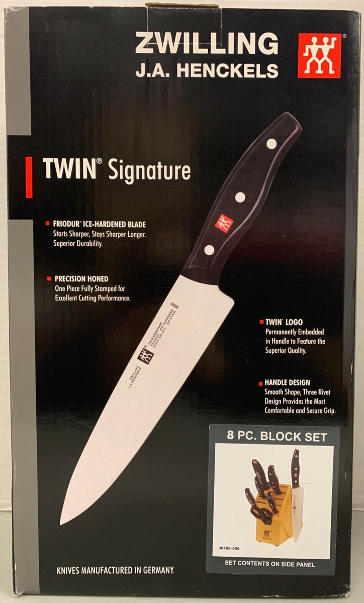 Zwilling Ja Henckels Twin Signature 8piece Knife Block ZWILLING Four