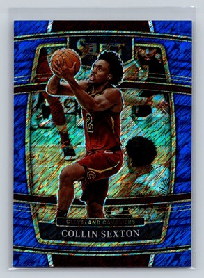 Collin Sexton 2021-22 Panini Select Basketball #71 Blue Shimmer ...