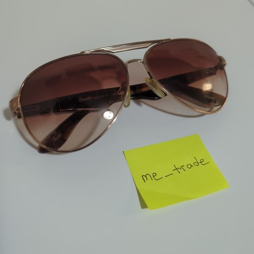Persol 2365-S 795/51 Gold Brown Large Aviator Sunglasses Frames 59-13 ...
