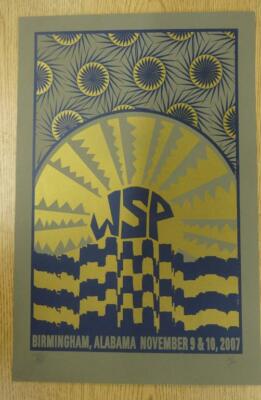 WIDESPREAD PANIC WSP BIRMINGHAM AL 2007 ORIGINAL CONCERT POSTER TRIPP ...