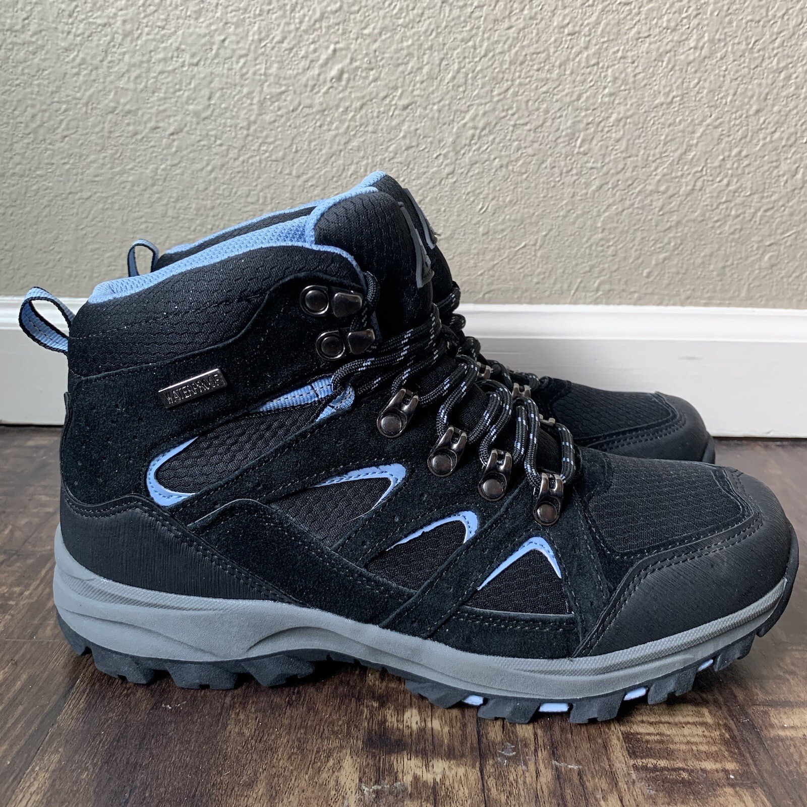 High Sierra Cahuenga Black Leather Waterproof Hiking … - Gem