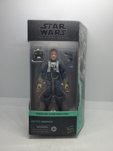 Star Wars Black Series 6" Rogue One Antoc Merrick Blue Leader Pilot New ...