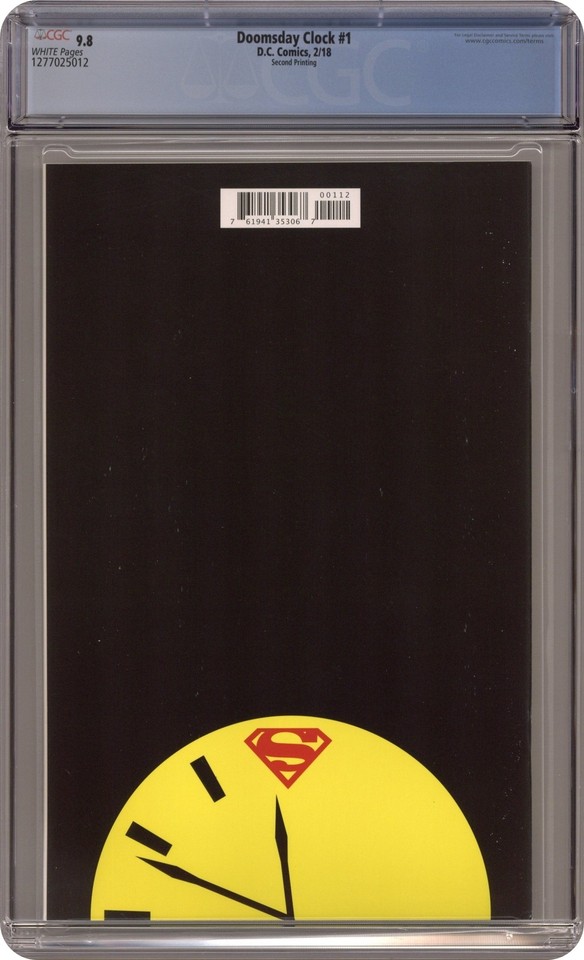 Doomsday Clock 1E Frank Variant 2nd Printing CGC 9.8 2018 1277025012 | eBay