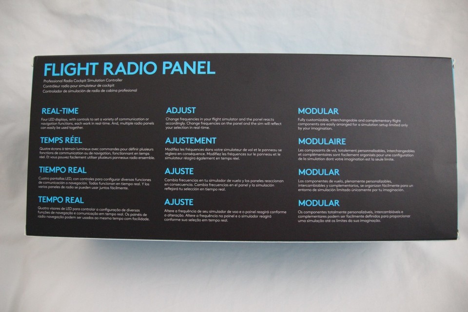 Logitech 945-000029 Flight Radio Panel Flight Simulator Component | eBay