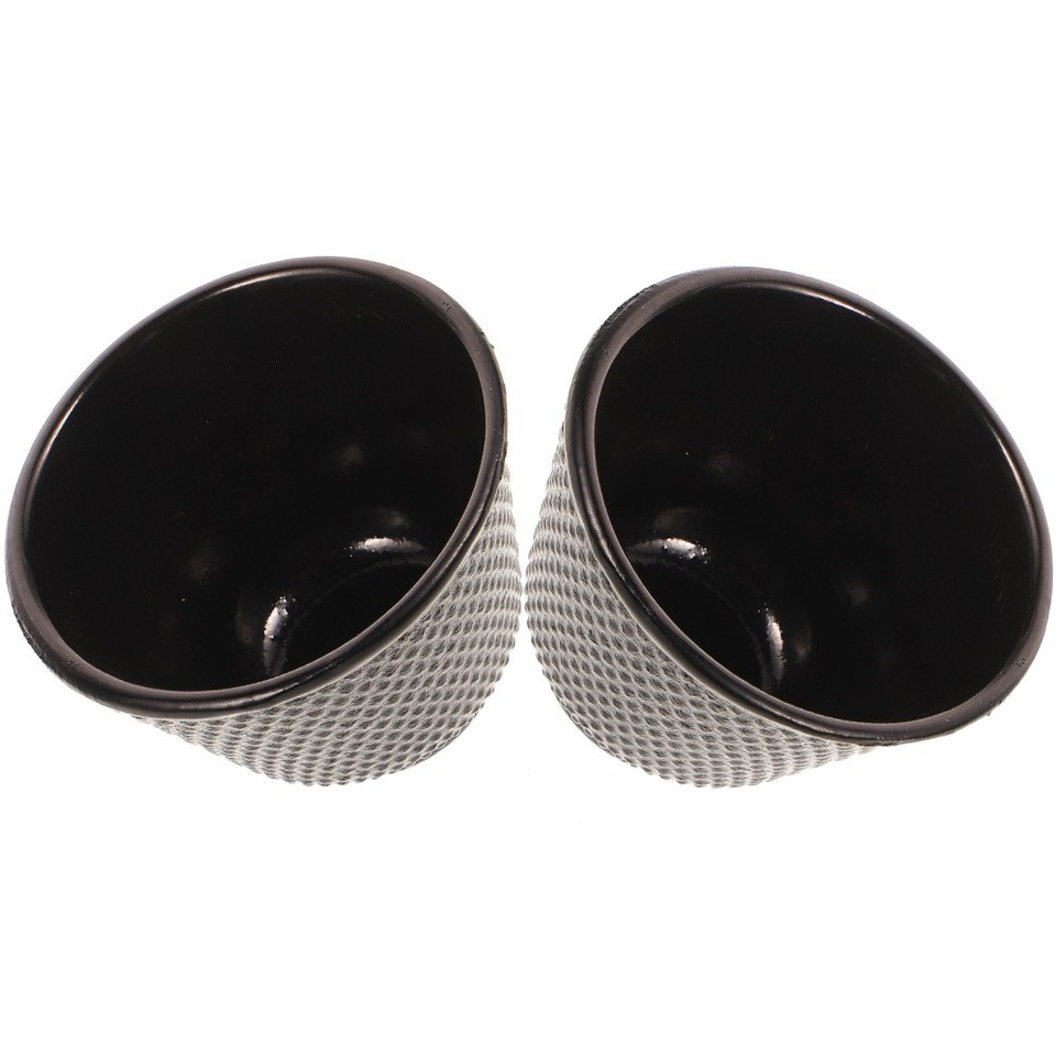 2pcs Cast Iron Tea Cups Retro Style Tea Cups Household Kung Fu Teaware ...