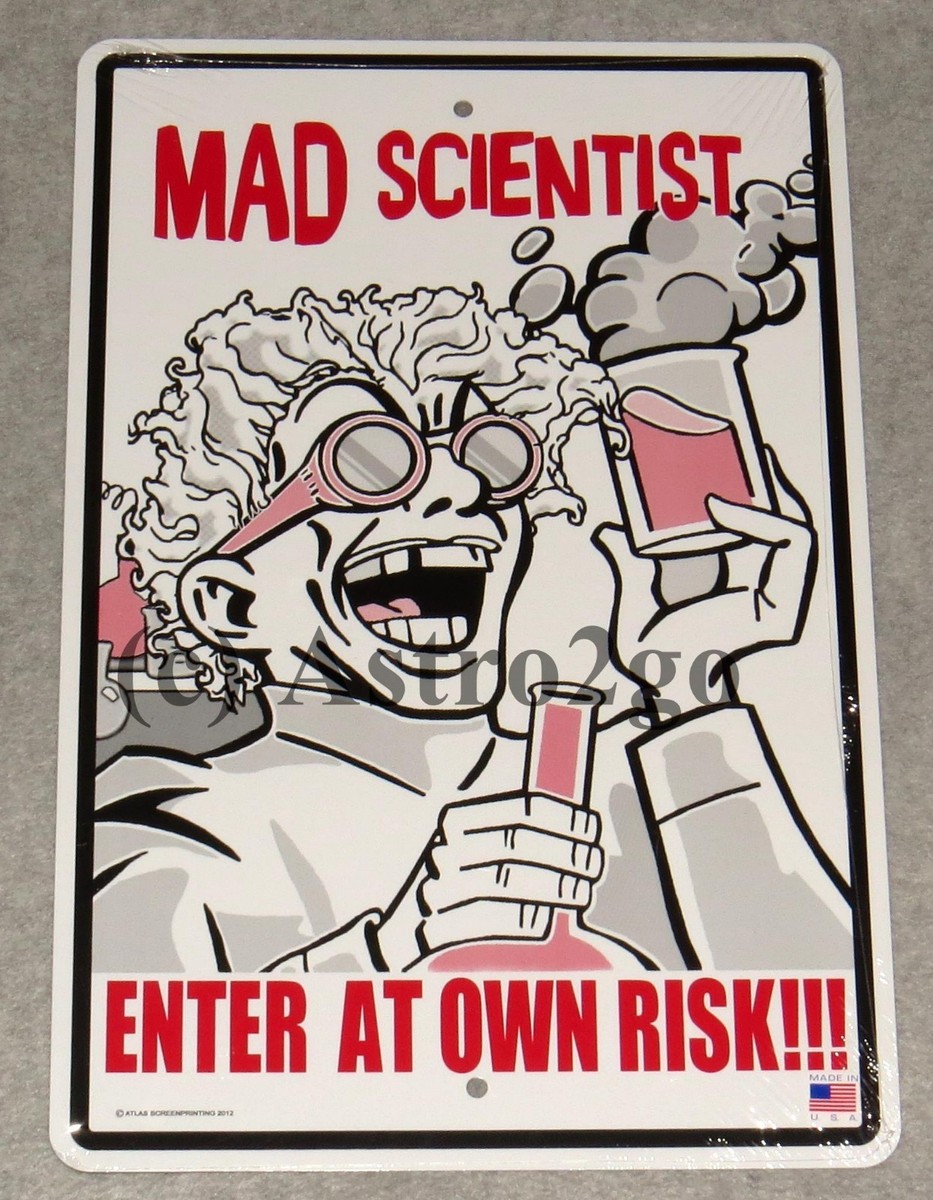 Mad Scientist Poster Mad Scientists Discovery | Premium AI Generated