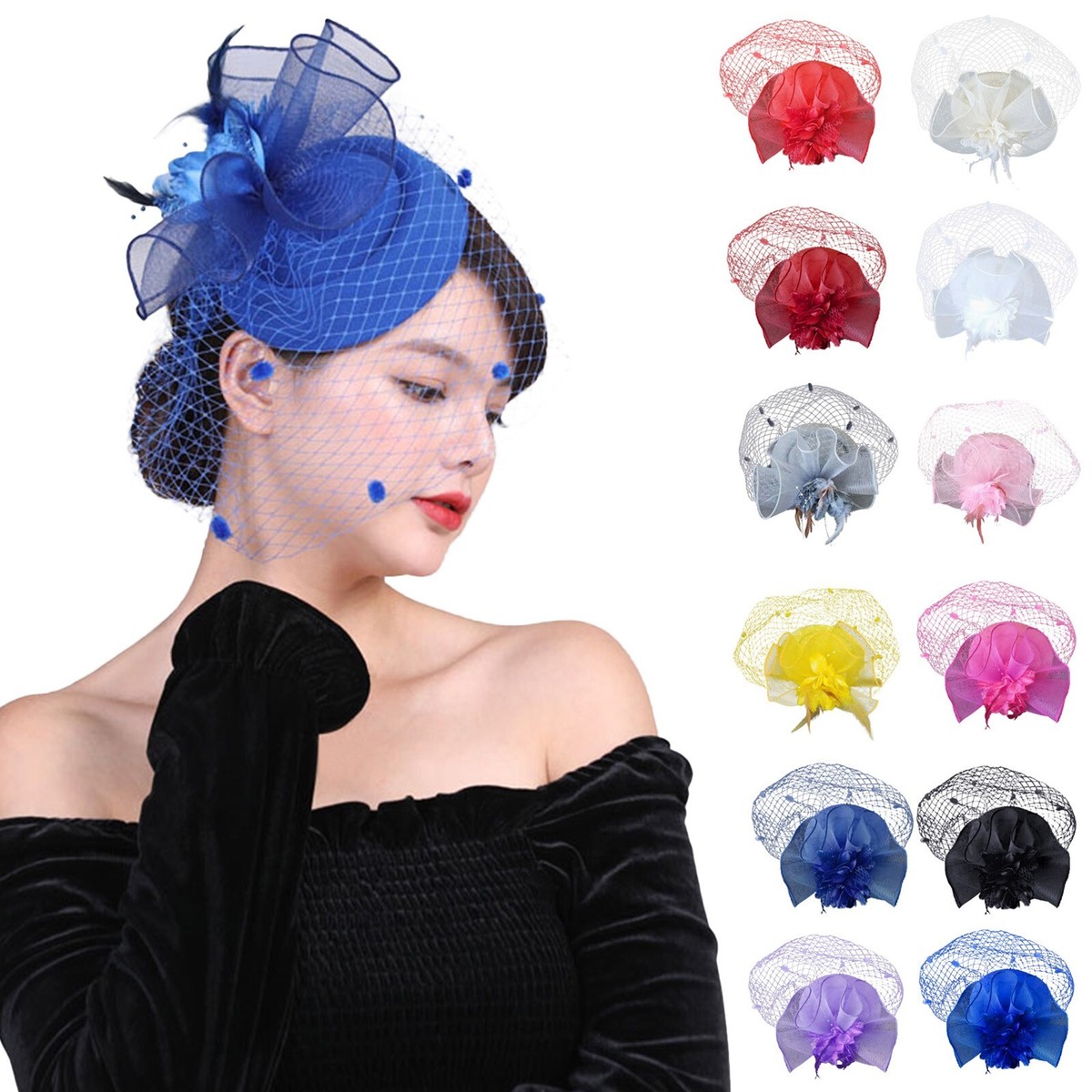 Fascinators Cocktail Hats Tea Party Hat Women's Bridal Fascinators