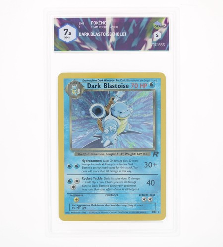 Pokémon - Dark Blastoise (HOLO) - Gym Challenge 2000 - GRAAD 7.5 - NM ...