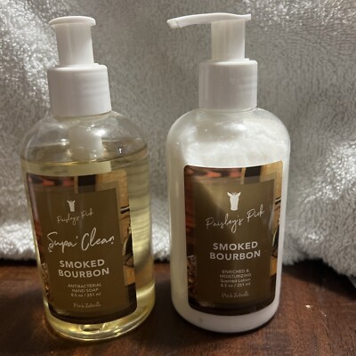 Pink Zebra Smoked Bourbon Body Soap And Hand Lotion 8.5 Oz Each | eBay