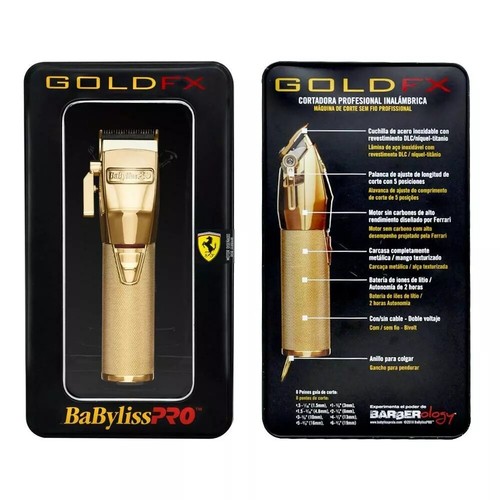 Babyliss Pro Gold Fx FX870G Cord/Cordless Metal Lithium Clipper US NEW ...