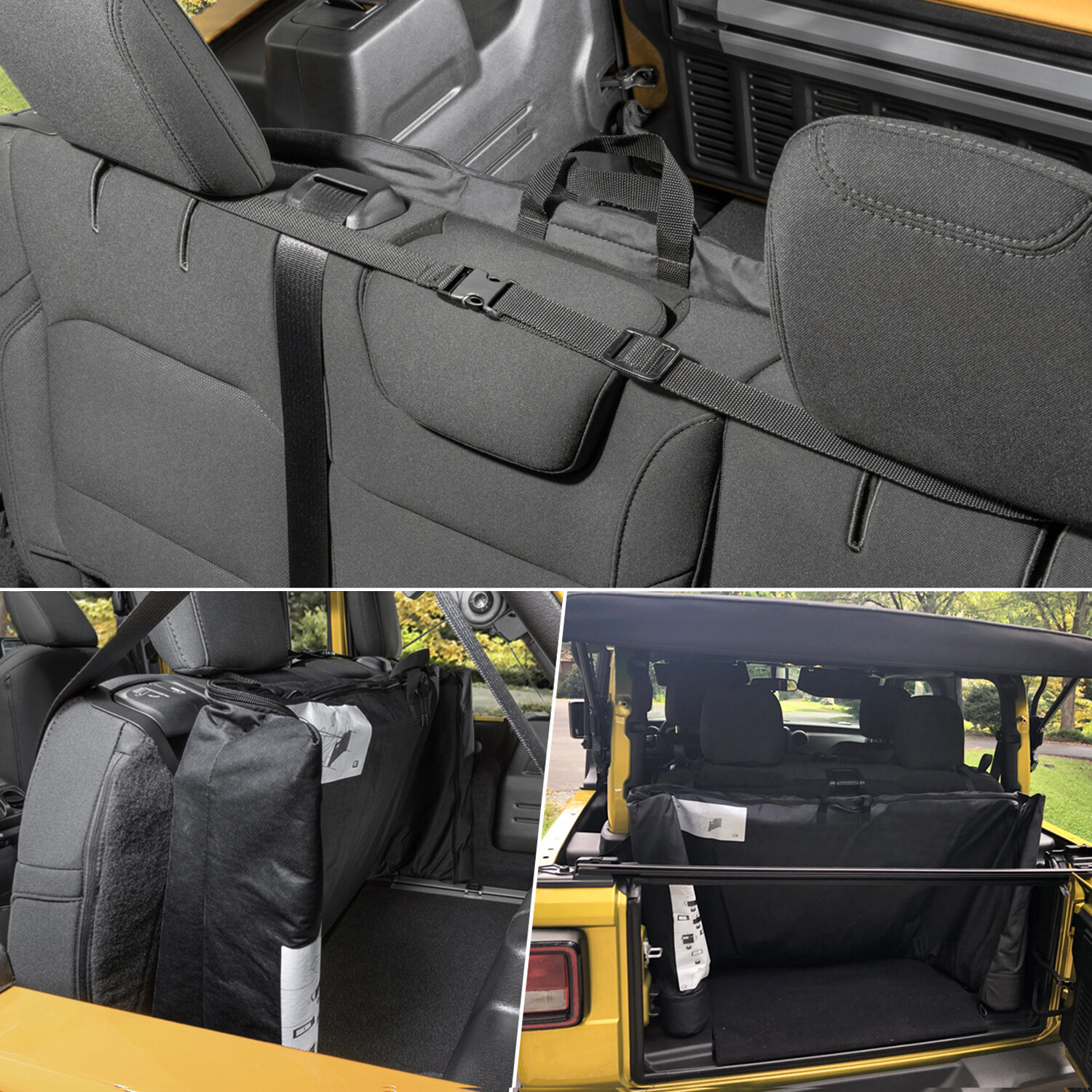 Soft Top Window Storage Bag For 2018-2023 Jeep Wrangler JL JLU ...