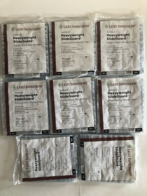 8 Factory Sealed Packages of Light impressions Archival Slide Pages ...