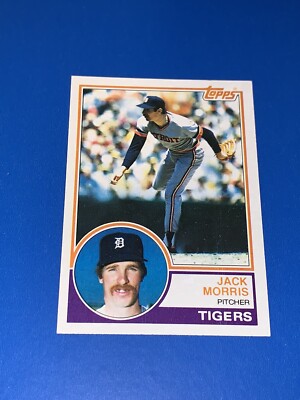 1983 Topps Jack Morris Baseball Card #65 Detroit Tigers Set Break NM ...