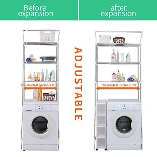 3tier Laundry Room Shelf Over The Toilet/washing Machine Storage Rack ...