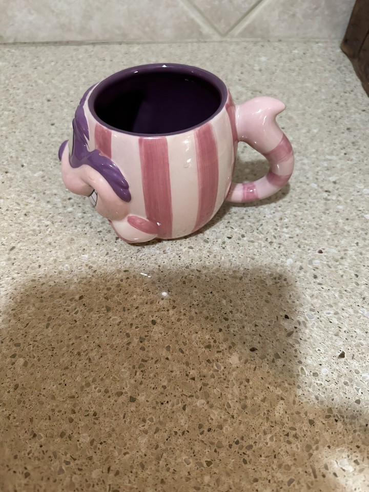 Disney Cheshire Cat Oversized Coffee Mug 20 OZ 3D Design Alice In ...