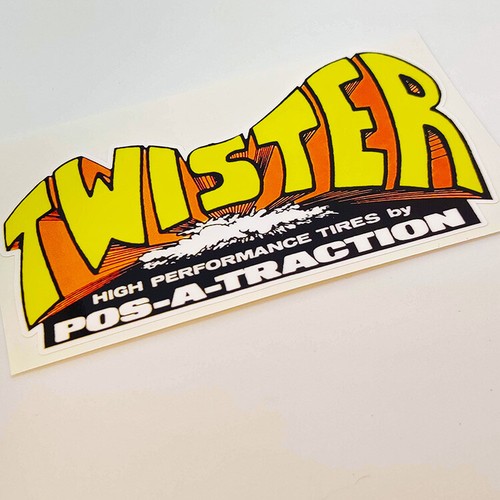 Pos-A-Traction Twister Vintage Style DECAL, Vinyl STICKER, hot rod, car ...
