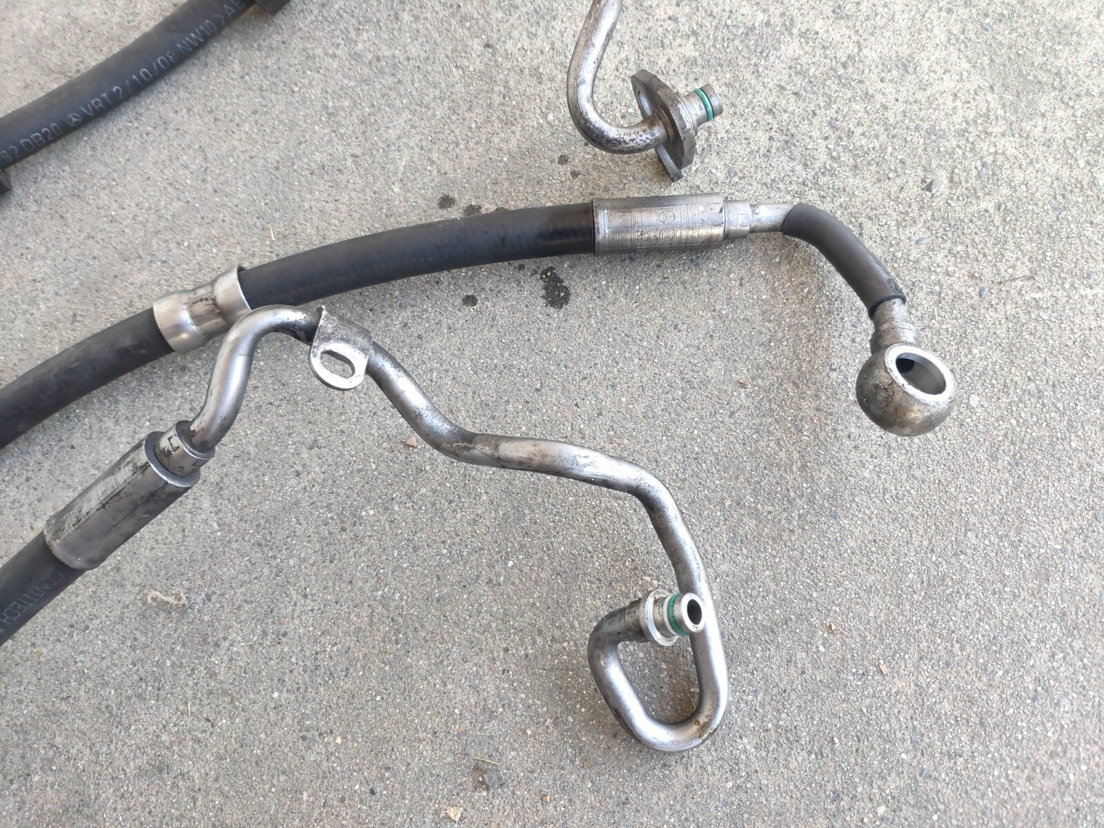 2008 Mercedes E350 W211 Power Steering Oil Fluid Cooler Line Pipe ...