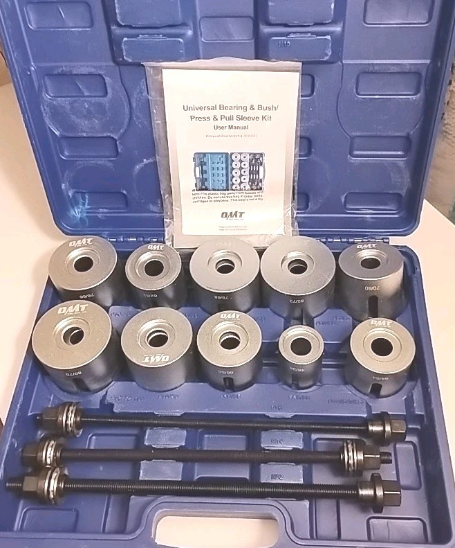 18pc Universal Press & Pull Sleeve Kit Bush Bearing Removal Insertion ...