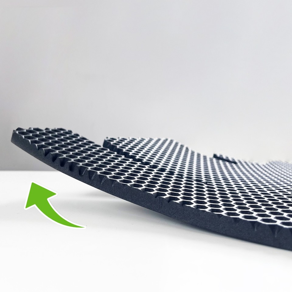 Jeu de tapis de sol EVA pour Fiat Doblo I 2001-2009, 5 places, avec ...